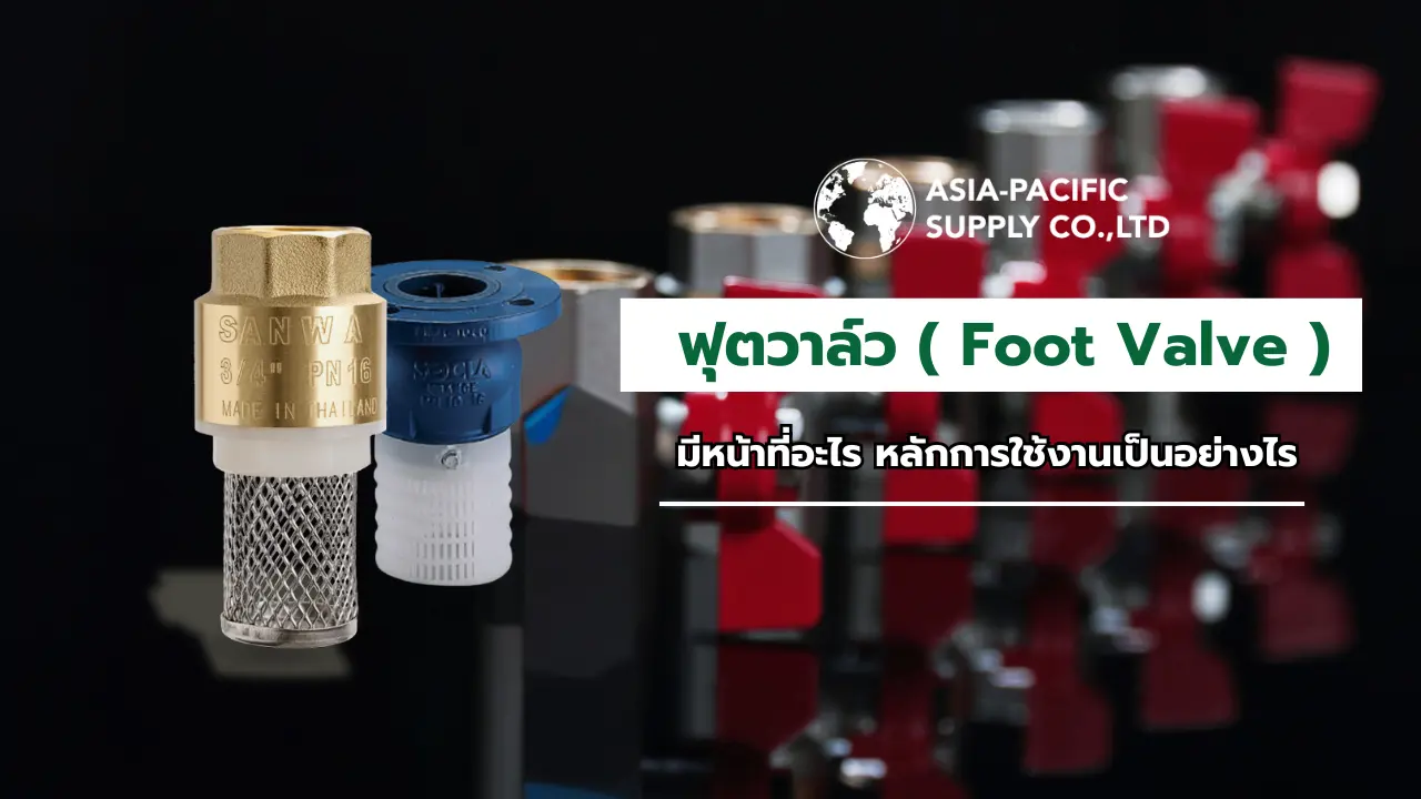 What is the function of a foot valve? What is the principle of use ...